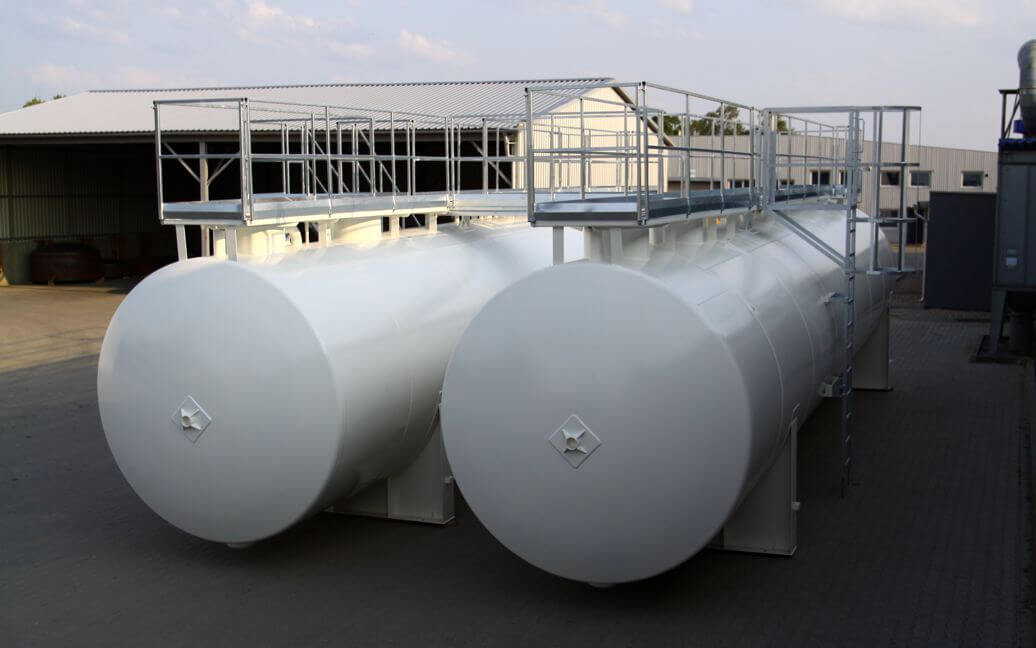 JET-A1 aviation fuel steel storage tanks – Ekonstal